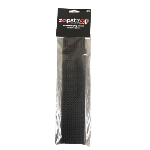 Rapstrap 24 Pack Black 300mmx10mm